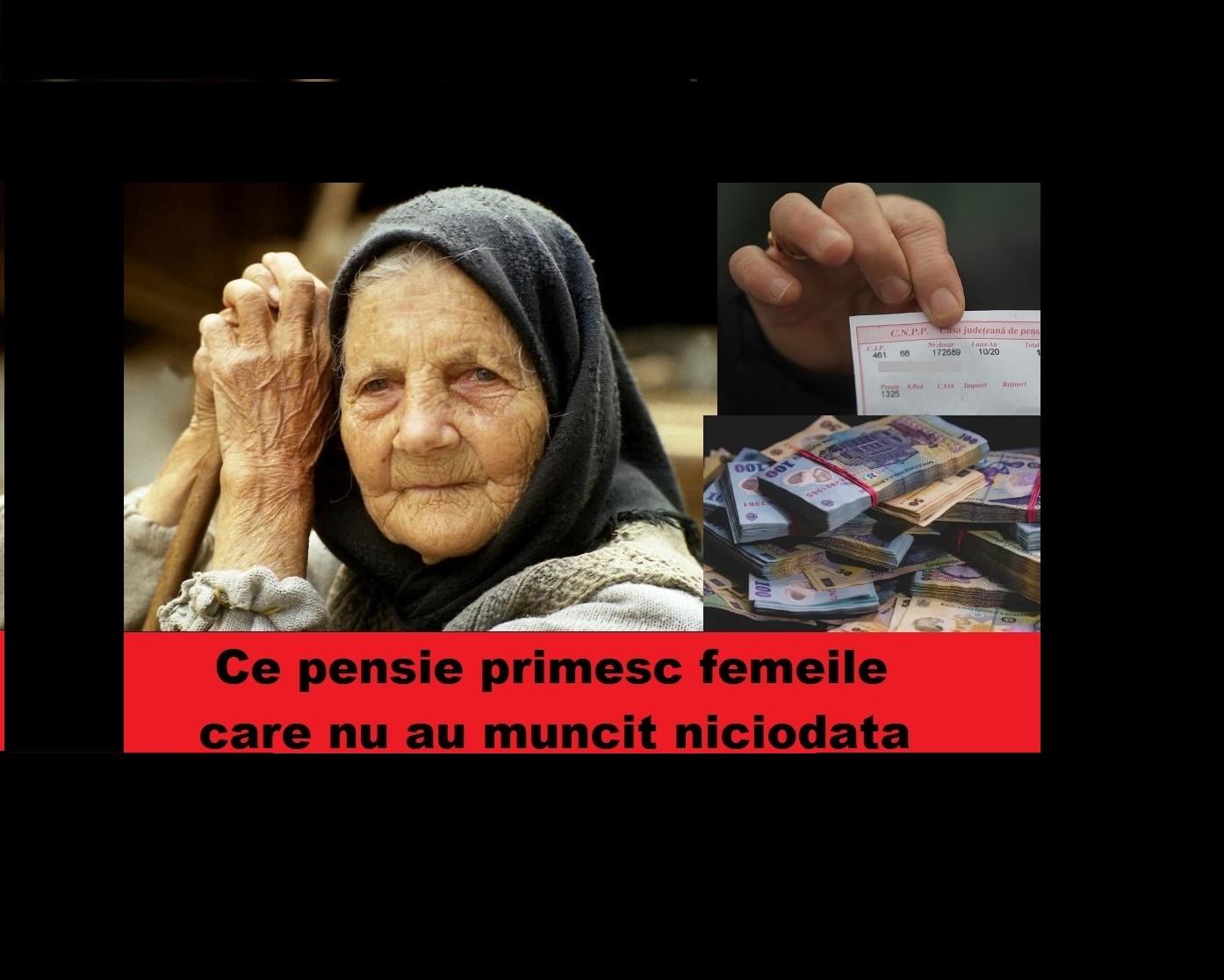 Ce sumă de bani vor primi la pensie femeile care nu au muncit niciodată